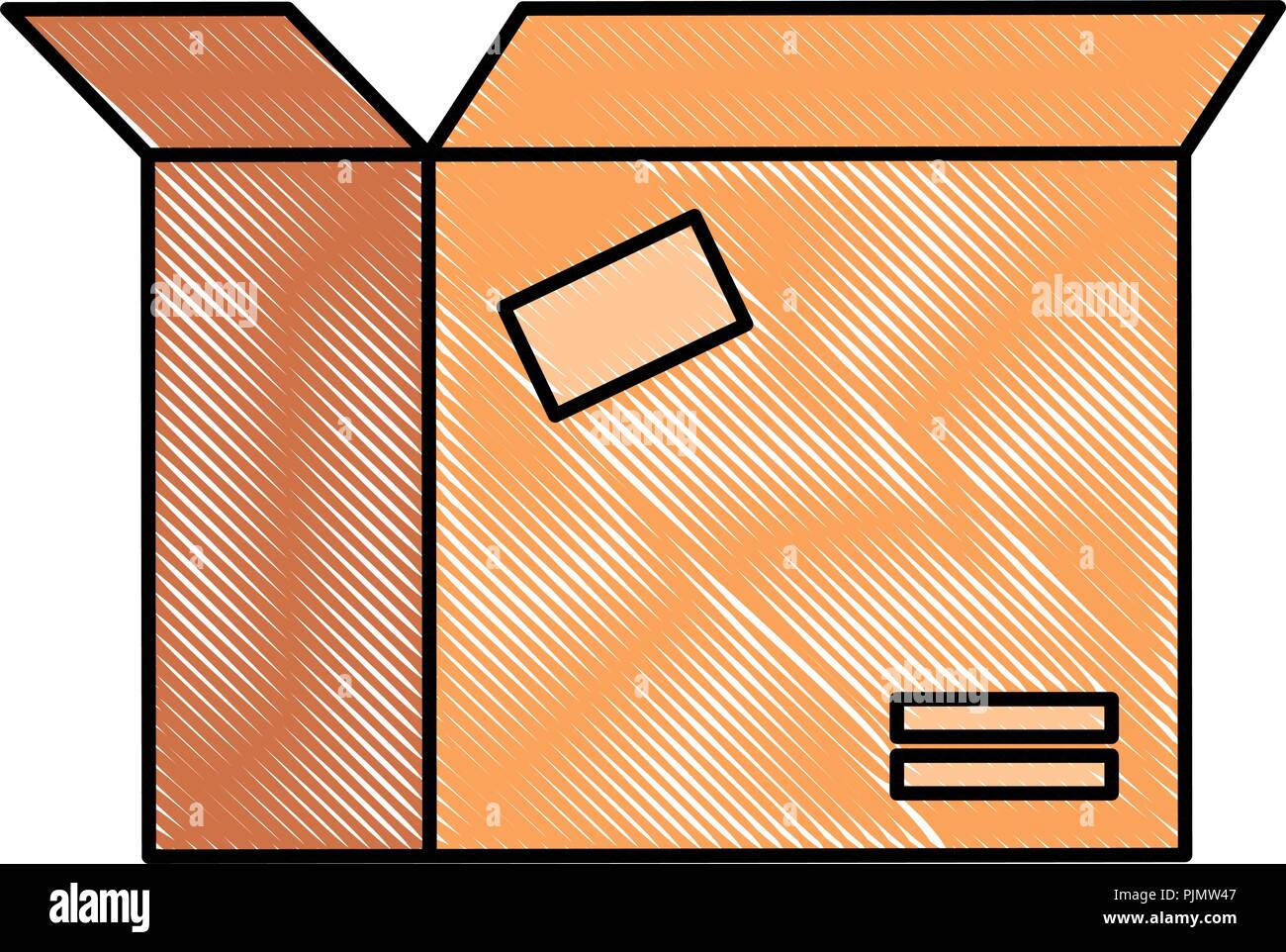 packing box carton icon Stock Vector Image & Art - Alamy