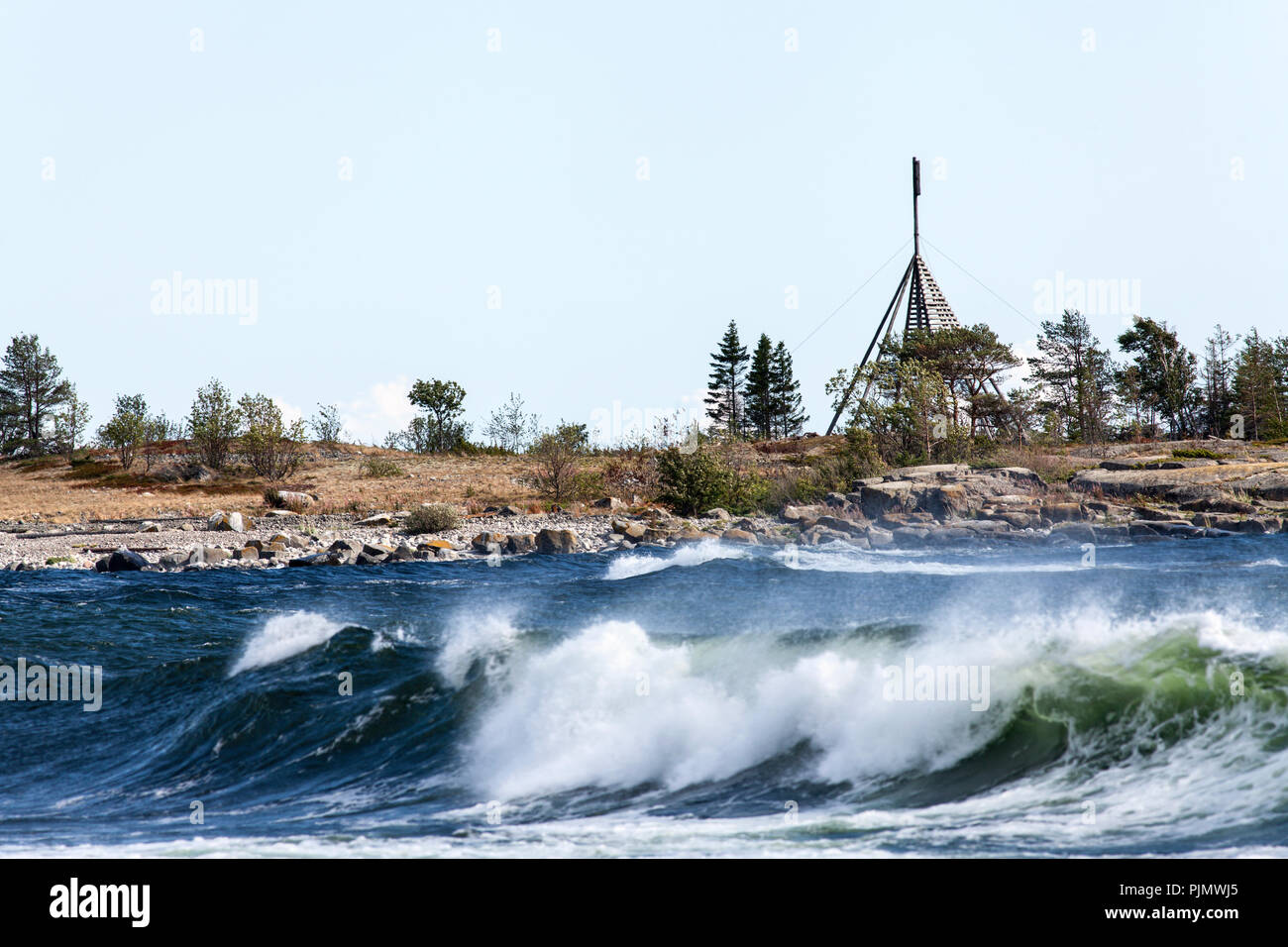 Powerful gale wind along hi-res stock photography and images - Alamy