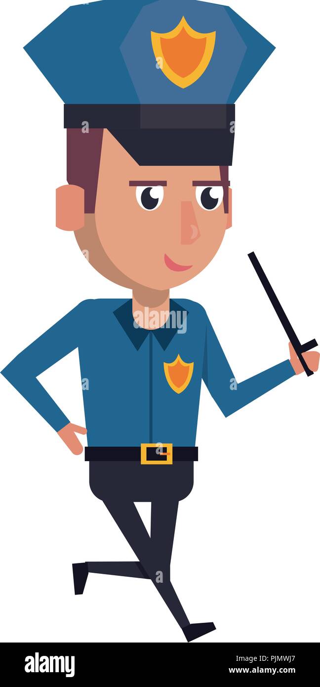 Police officer cartoon Stock Vector Image & Art - Alamy