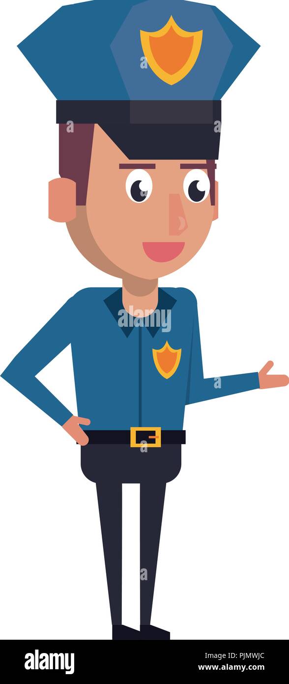 Police officer cartoon Stock Vector Image & Art - Alamy