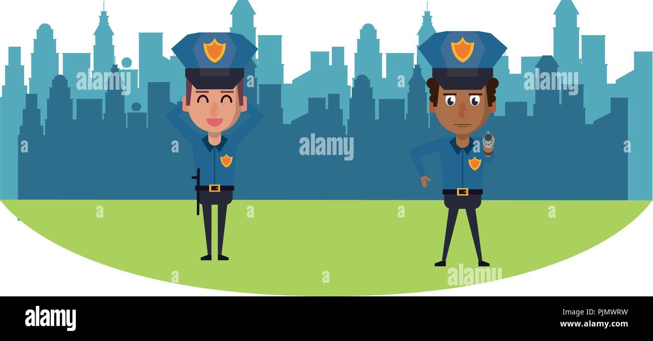 Cops Stock Vector Images - Alamy