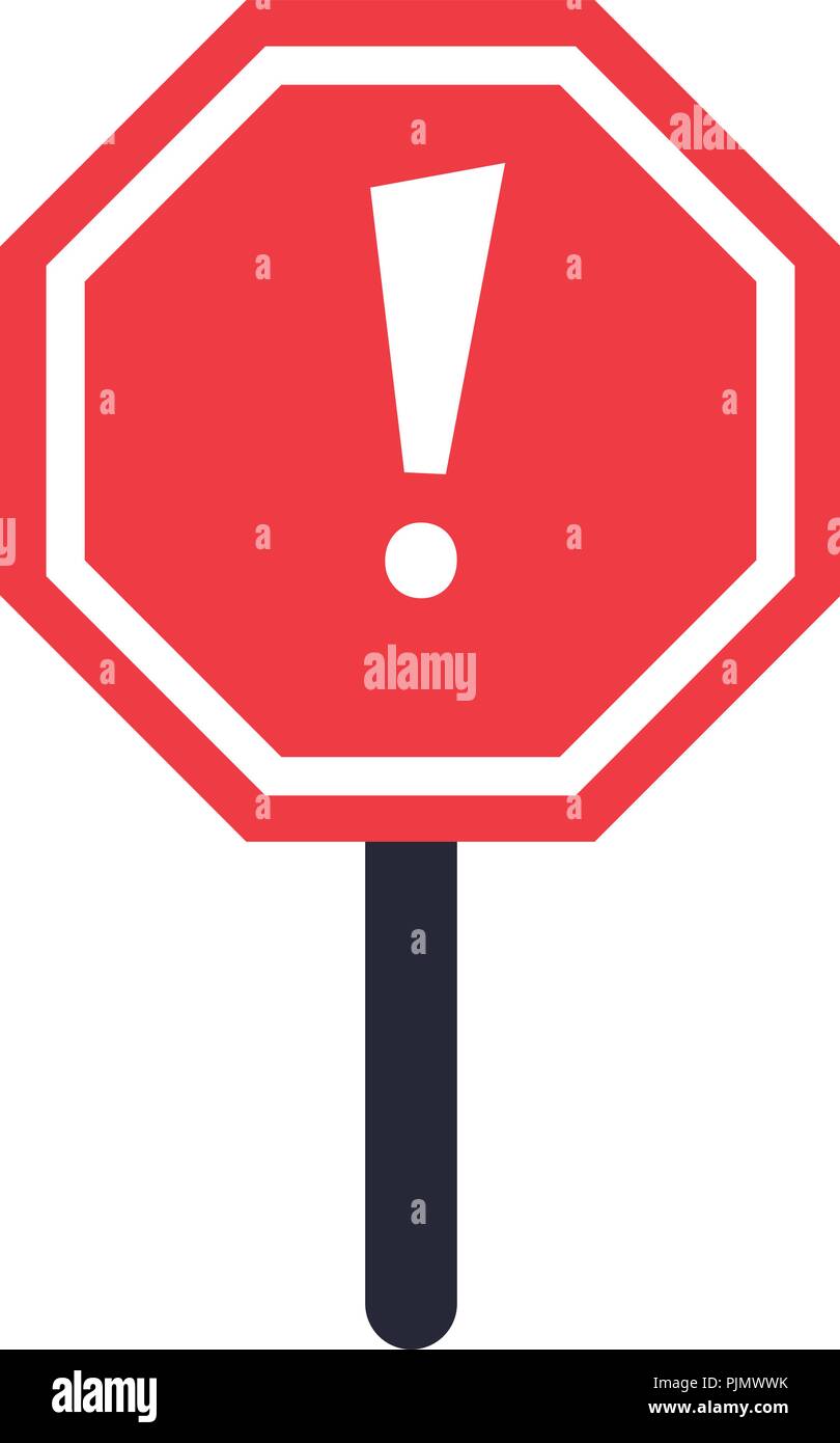 Attention road sign Stock Vector Image & Art - Alamy