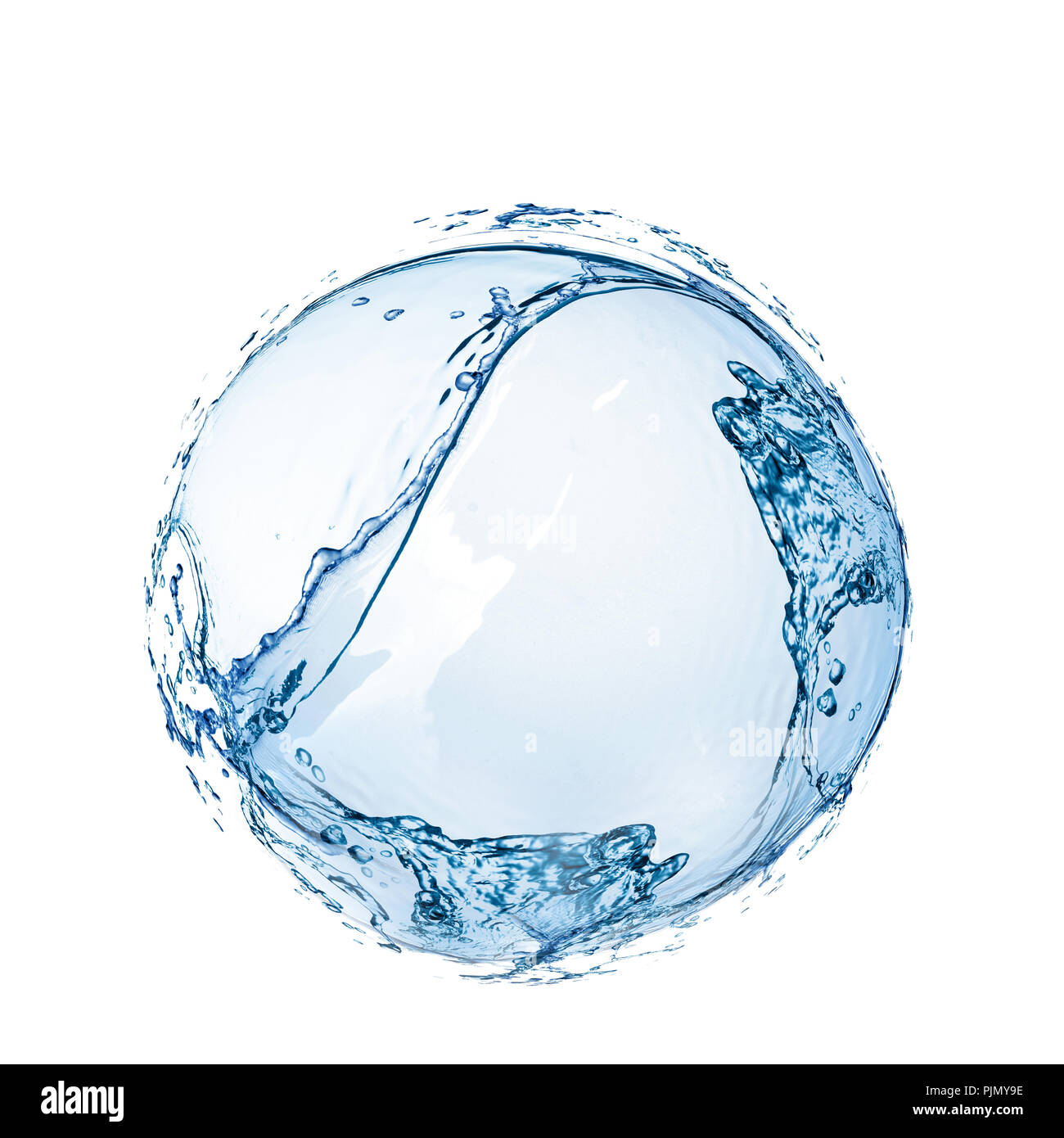 Sea water texture splashes Cut Out Stock Images & Pictures - Alamy