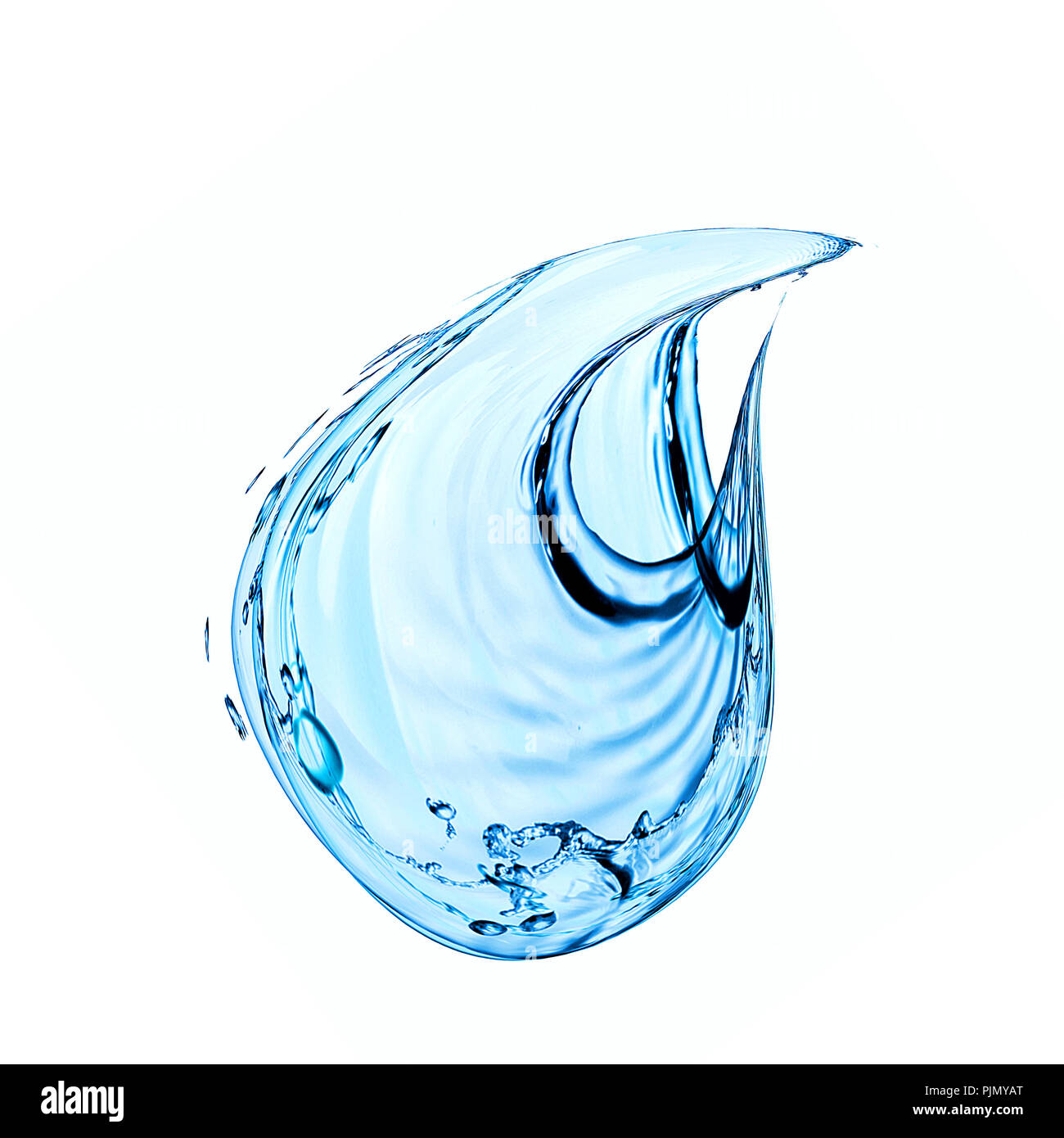 Water drops. 3D illustration Stock Photo - Alamy