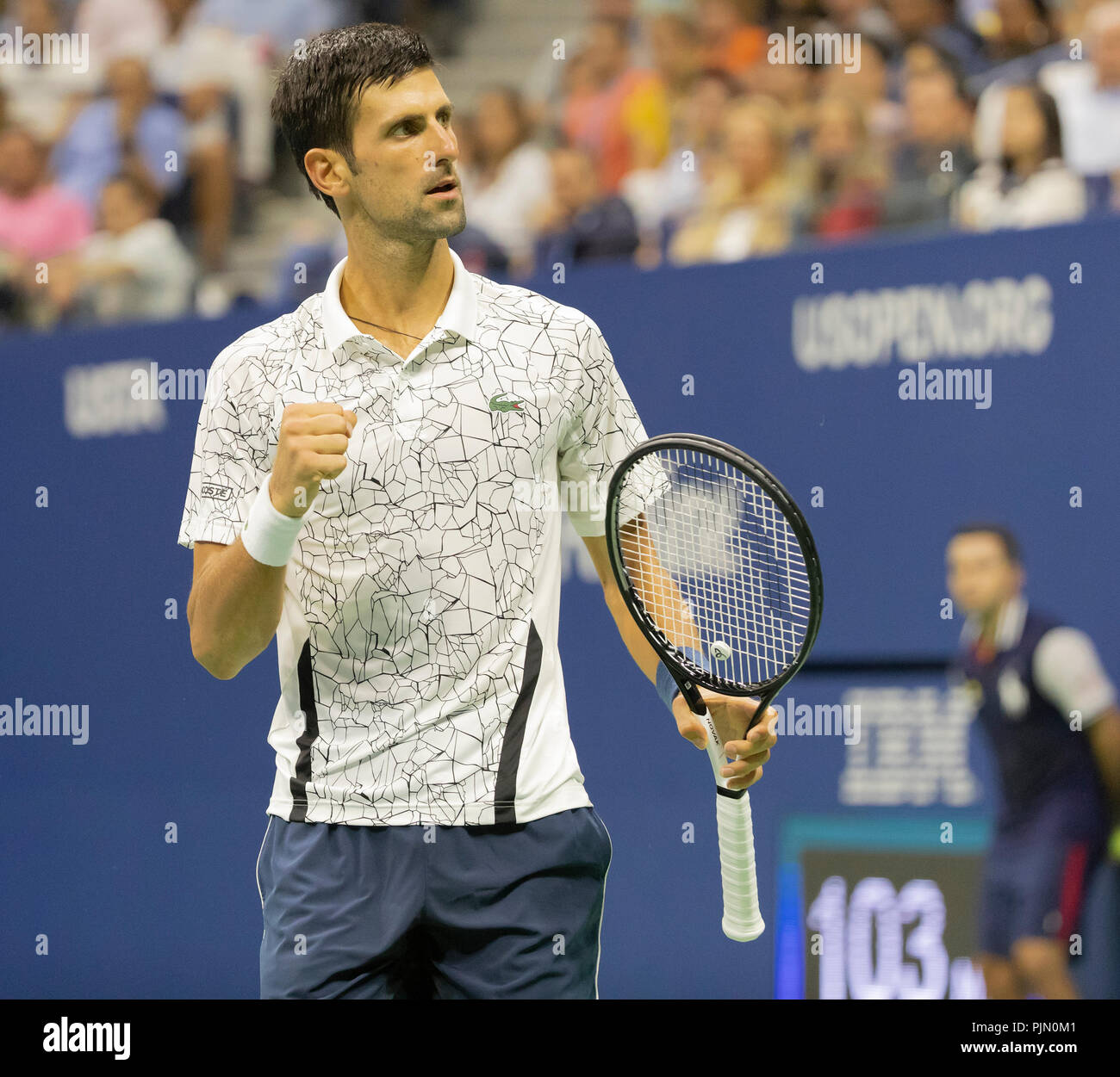 New York, United States. 07th Sep, 2018. Novak Djokovic of Serbia ...