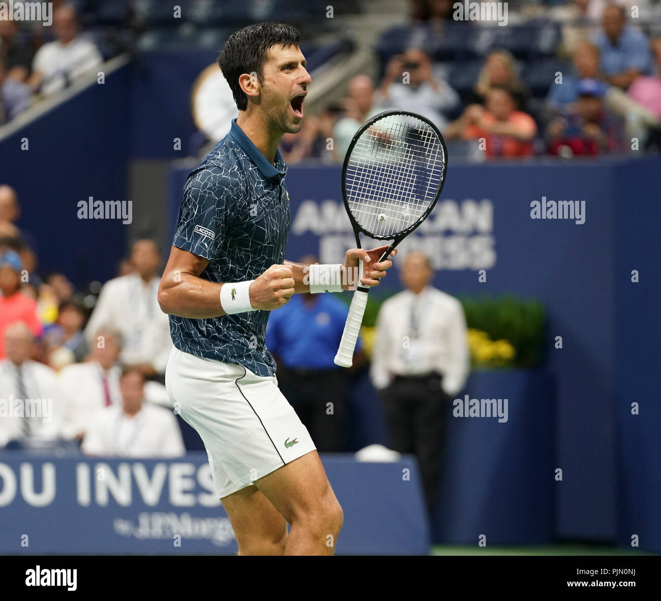 New York, United States. 07th Sep, 2018. Novak Djokovic of Serbia ...