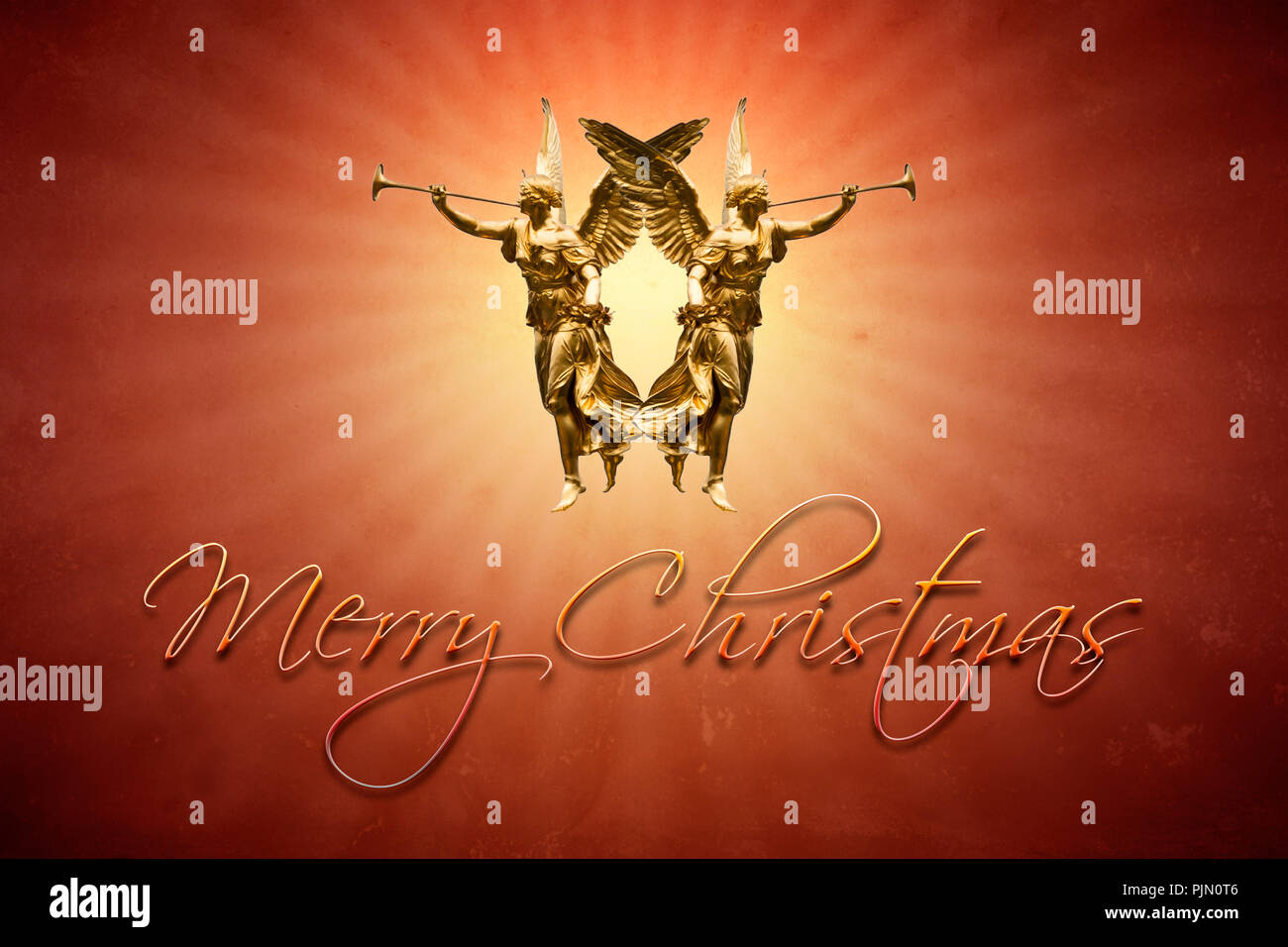 An image of a nice red christmas angels background Stock Photo - Alamy