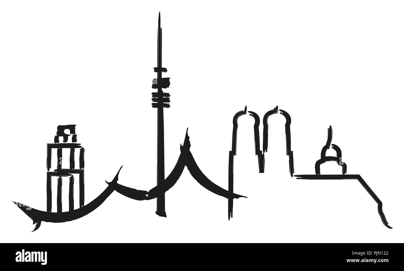 Religion city town history Cut Out Stock Images & Pictures - Alamy