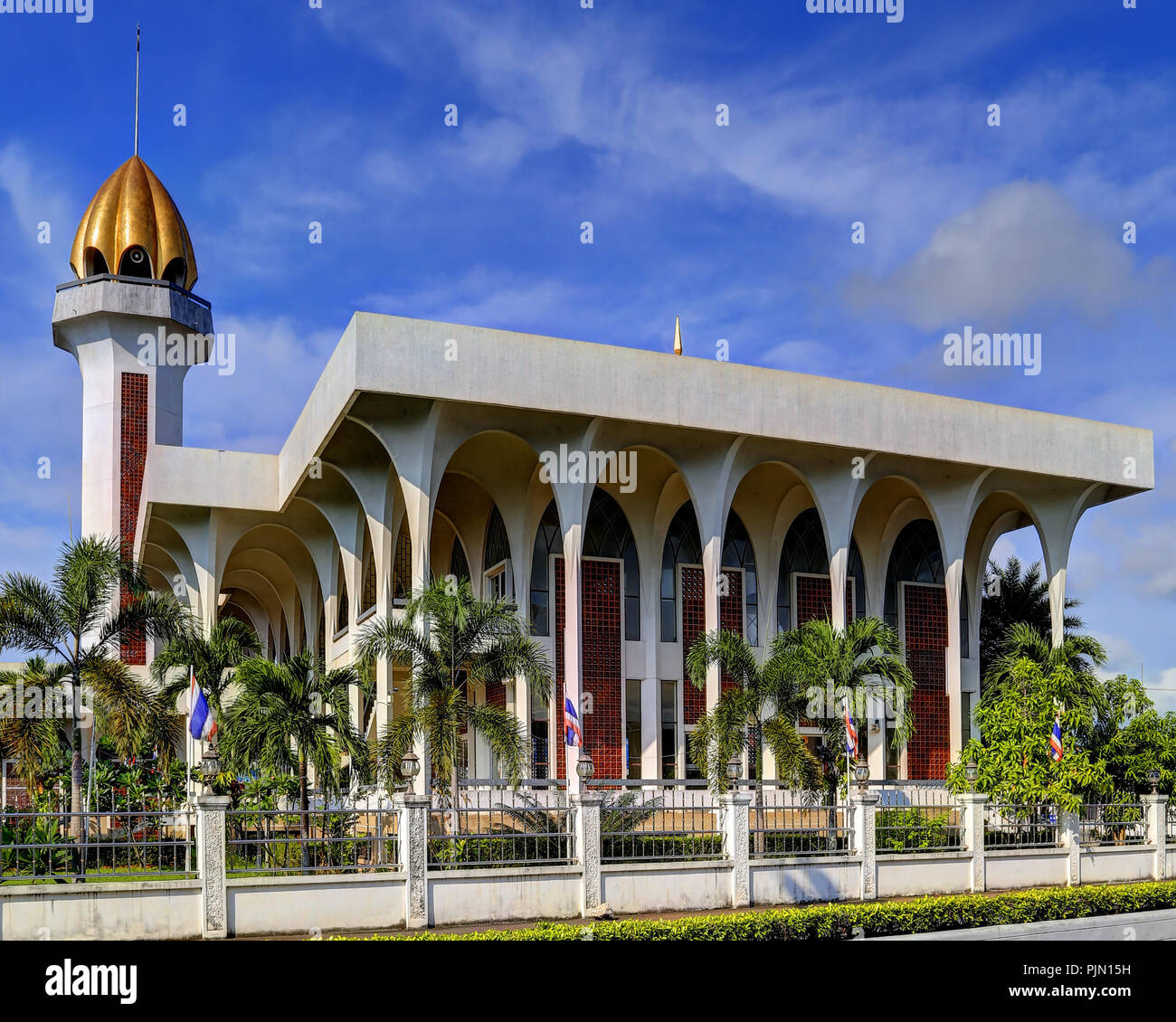 Satun Central Mosque (Majid Mambang), Satun, Thailand Stock Photo - Alamy