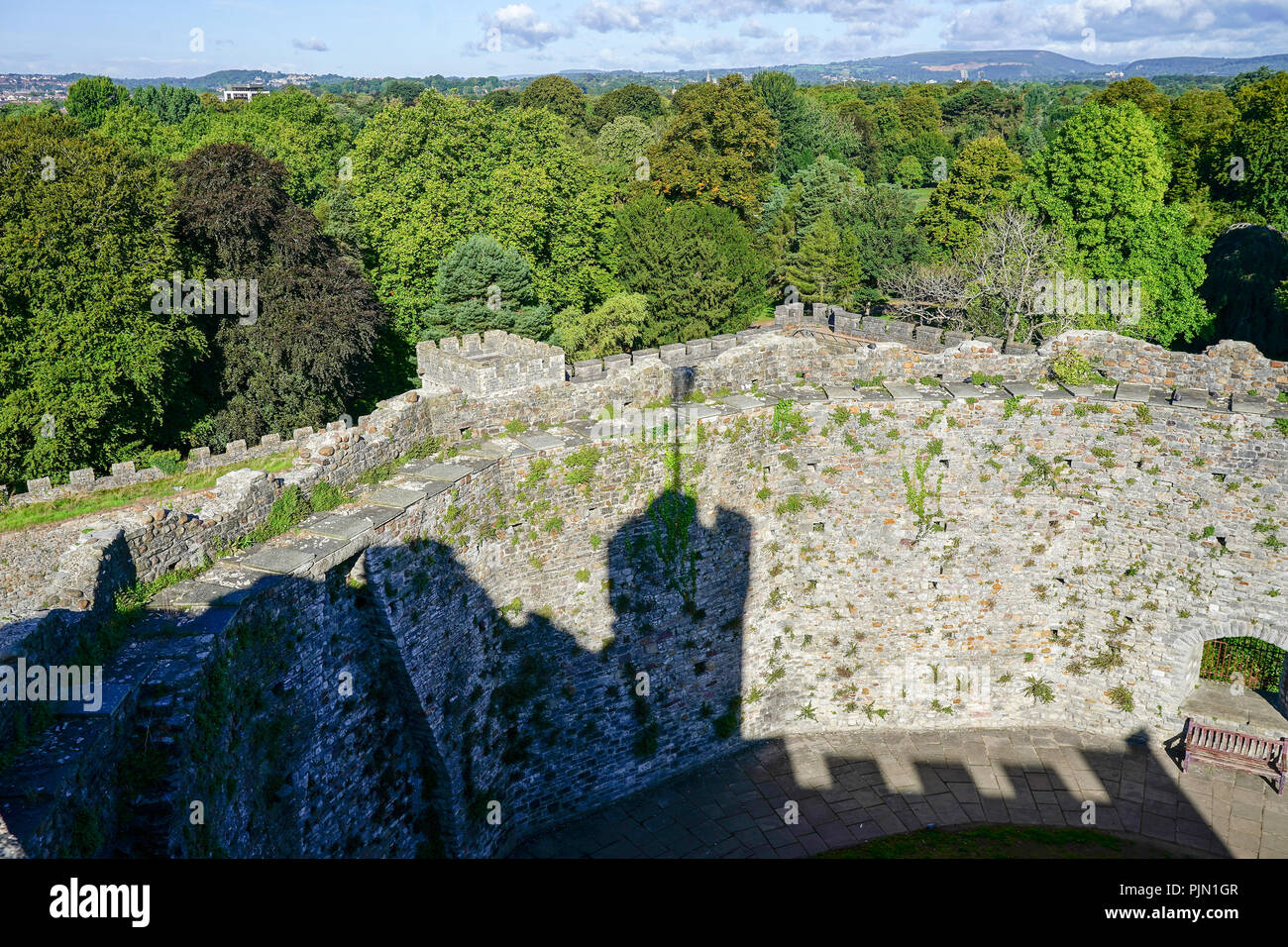 Views of Cardiff Castle in South Wales. Photo date: Friday, September 7 ...