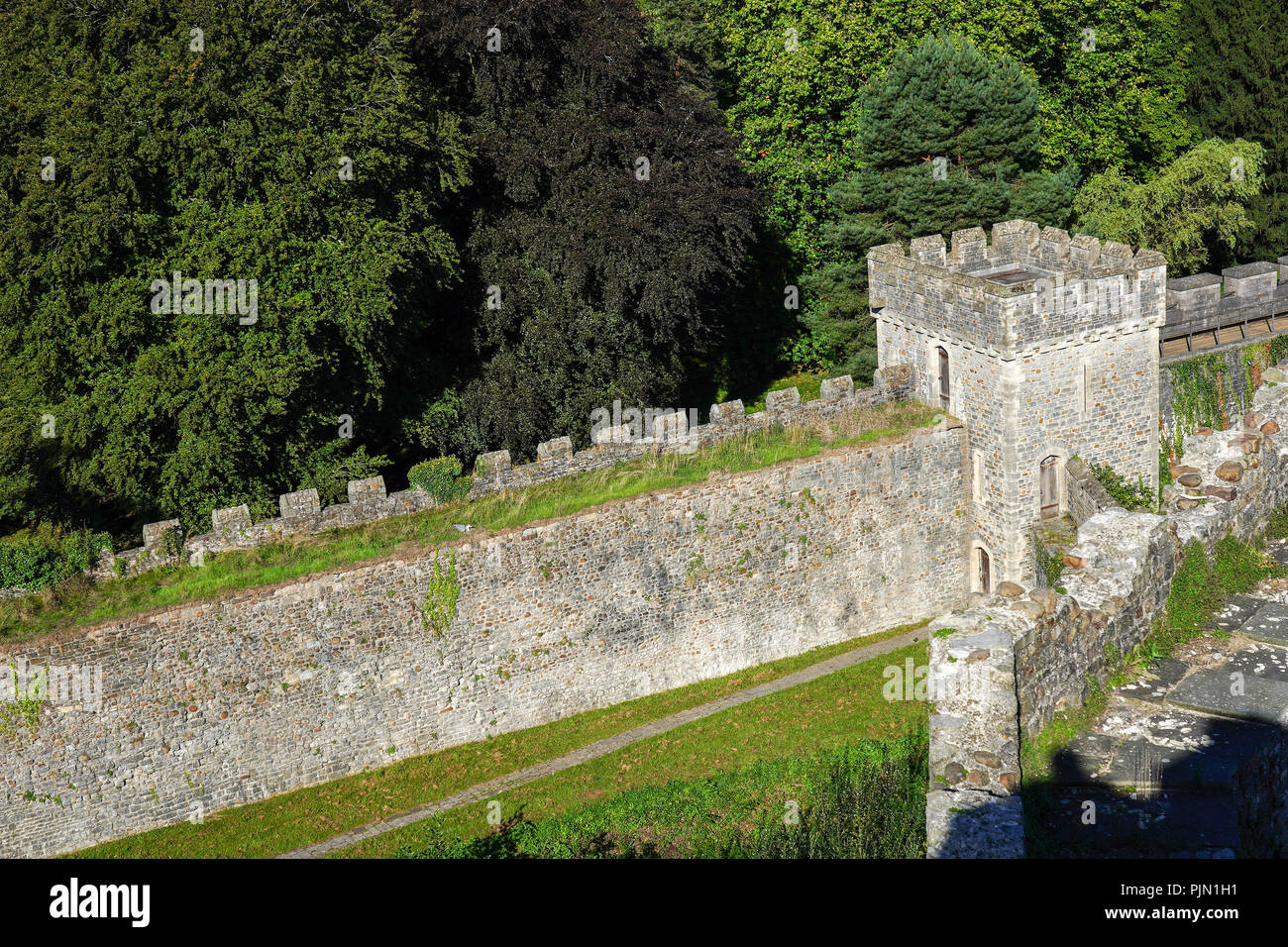 Views of Cardiff Castle in South Wales. Photo date: Friday, September 7 ...