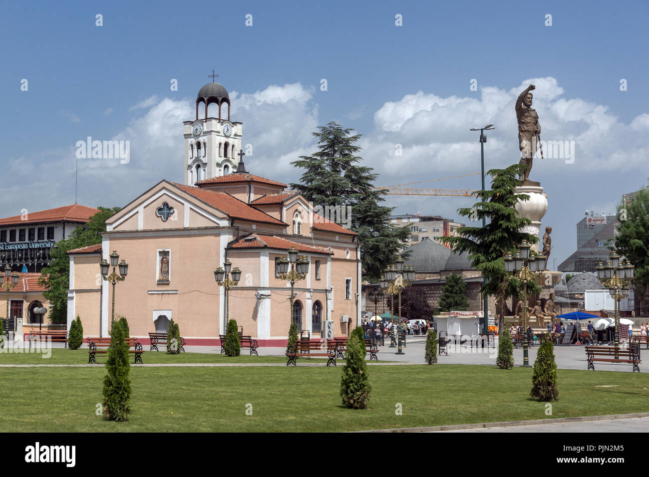 SKOPJE, REPUBLIC OF MACEDONIA - 13 MAY 2017: Orthodox Church of Church ...