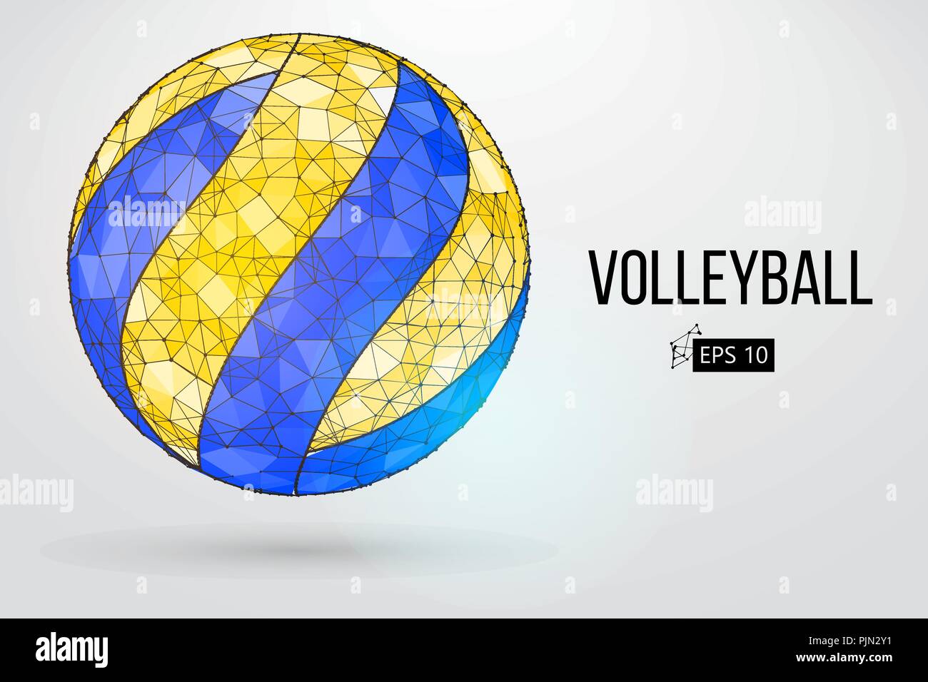 How To Block The Ball In Volleyball Stock Vector Images - Alamy