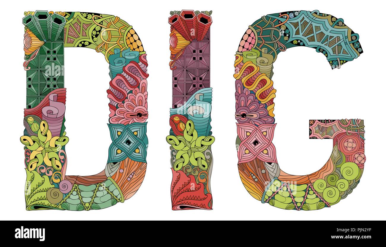 Hand dig Stock Vector Images - Alamy