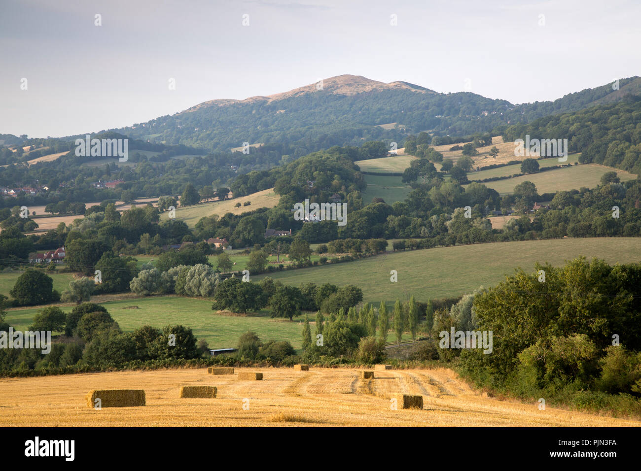 Fields in Malvern Hills, England; UK Stock Photo - Alamy