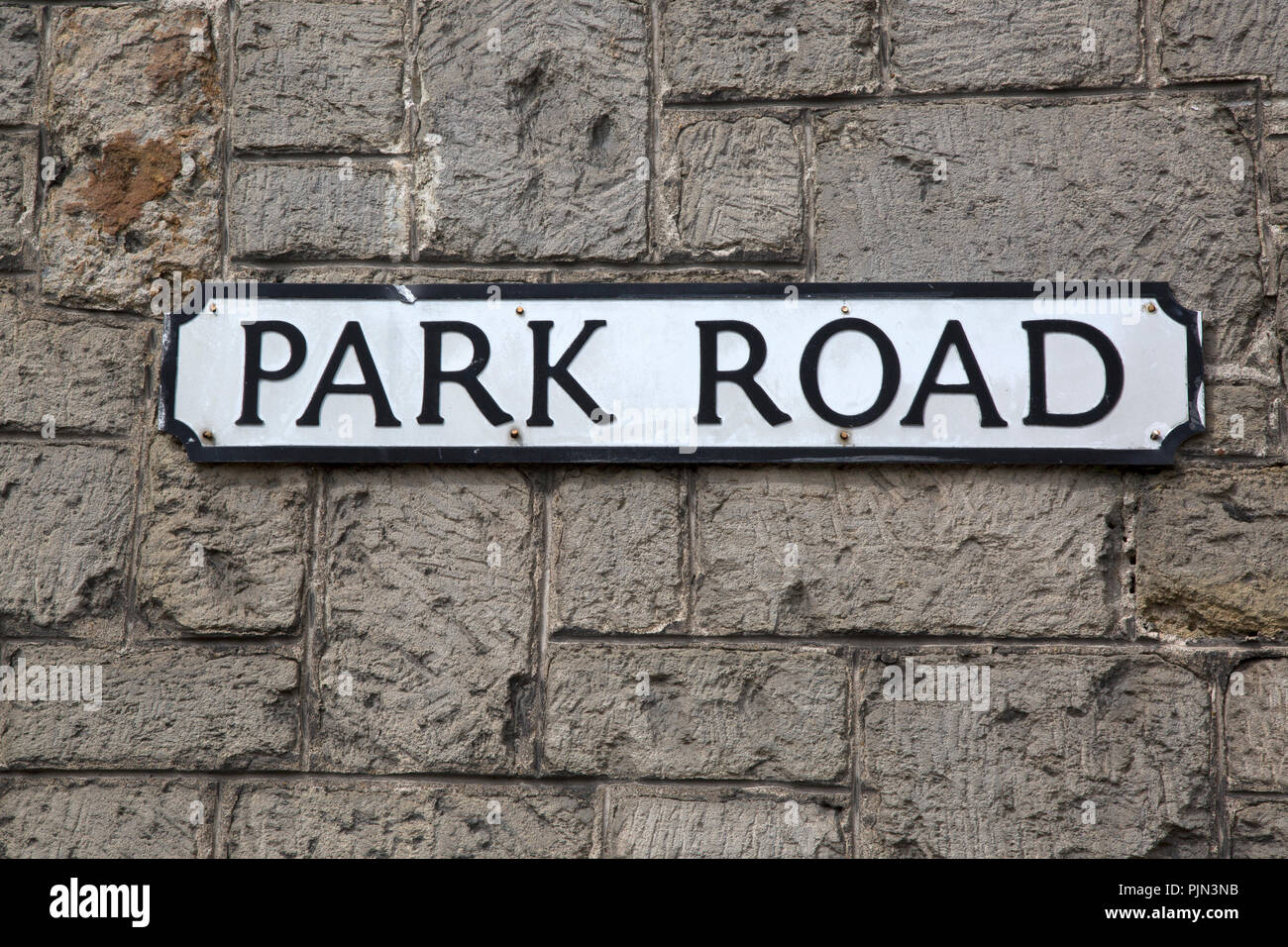 Park Road Street Sign; England Stock Photo - Alamy