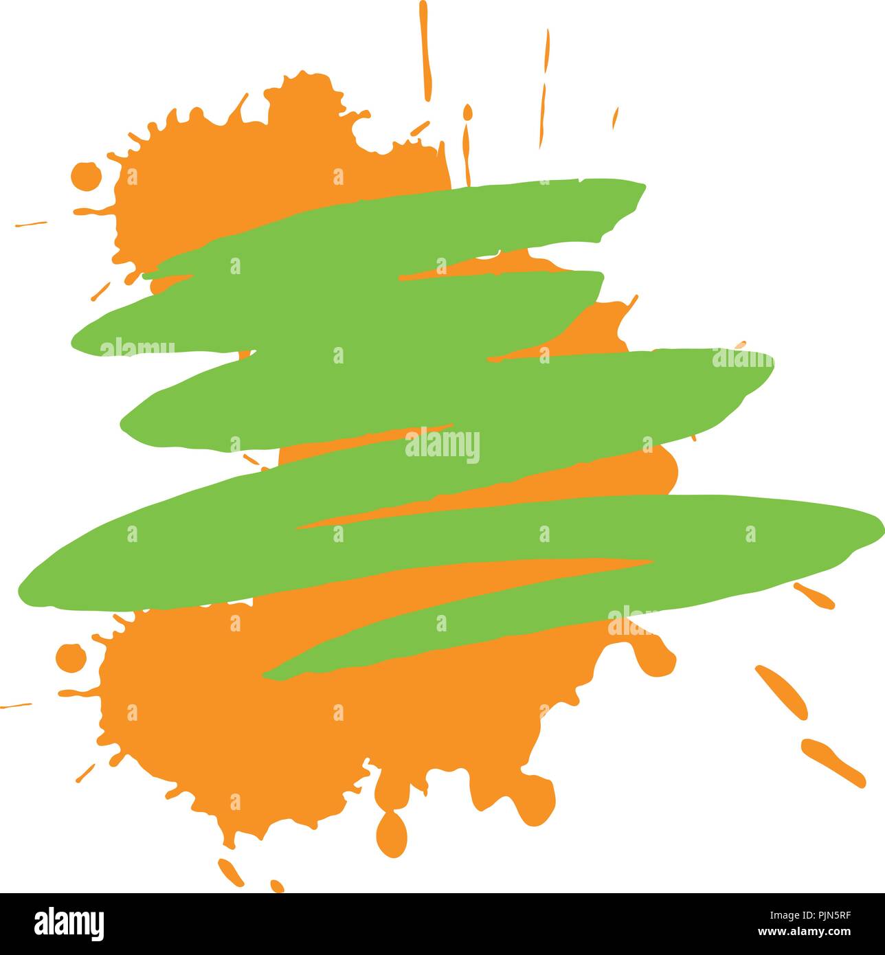Vector illustration. Background of multi-colored blots of ink Stock ...