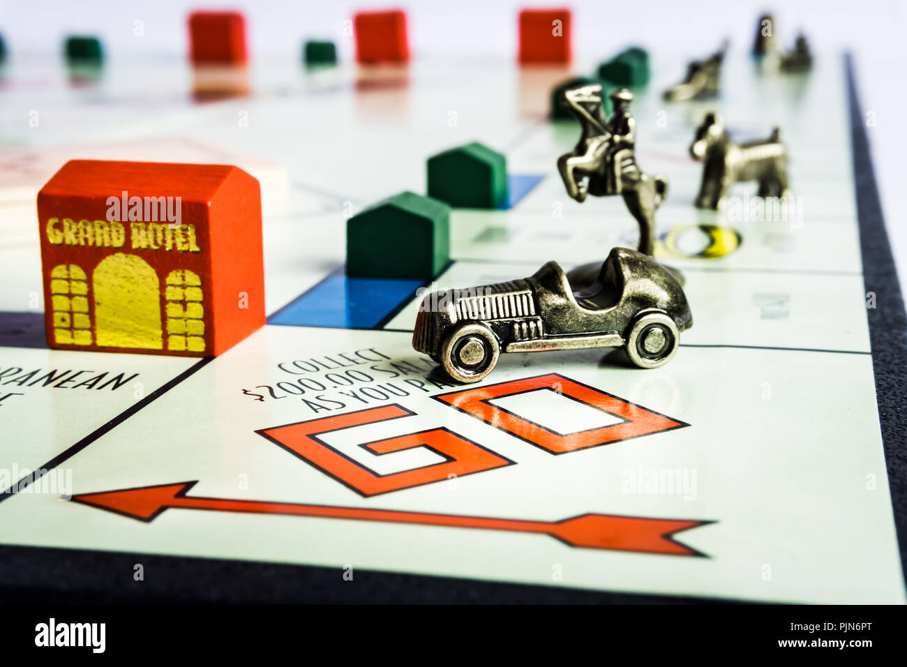 Monopoly go arrow hi-res stock photography and images - Alamy