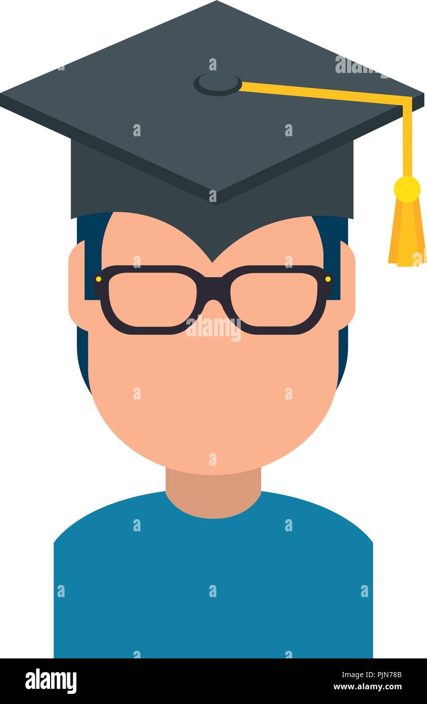 student graduated avatar character Stock Vector Image & Art - Alamy