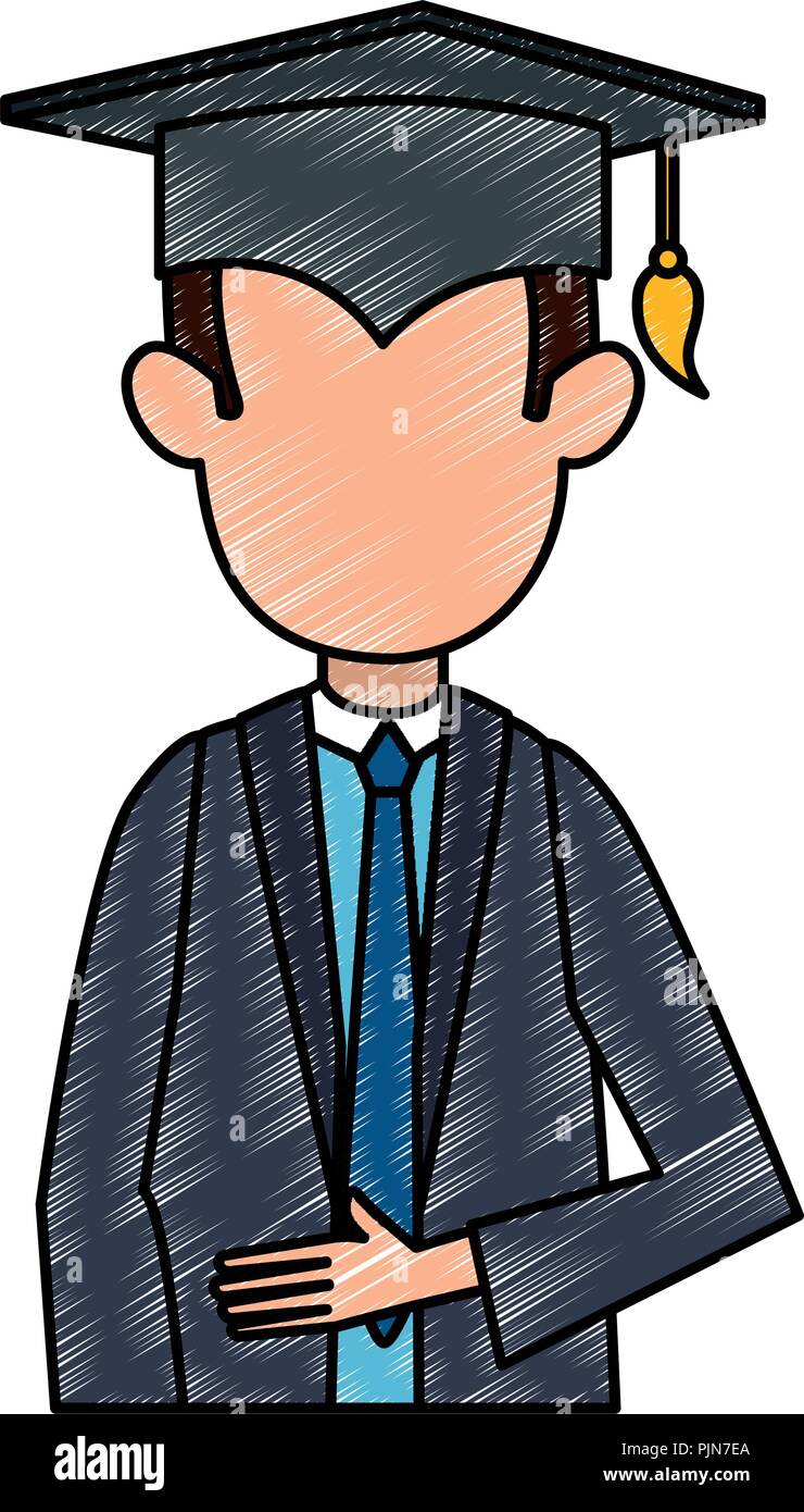 student graduated avatar character Stock Vector Image & Art - Alamy