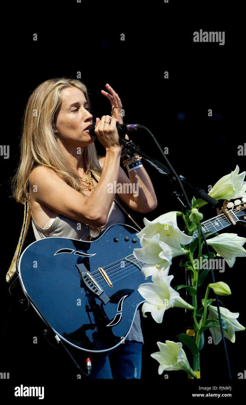 Bermudian singer-songwriter Heather Nova in concert at the third day of ...