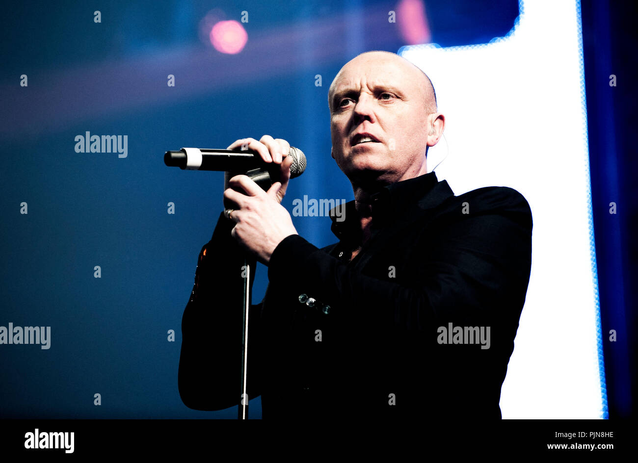 British synthpop band Heaven 17 at the Sinner's Day festival in Hasselt ...