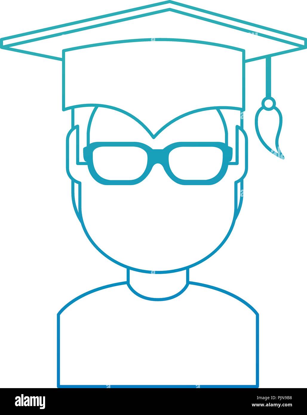 student graduated avatar character Stock Vector Image & Art - Alamy