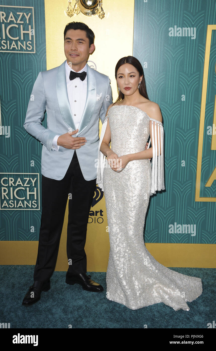 Premiere Crazy Rich Asians Featuring: Henry Golding, Constance Wu Where ...