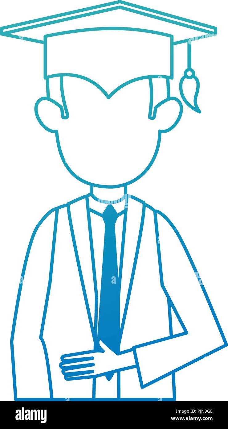 student graduated avatar character Stock Vector Image & Art - Alamy