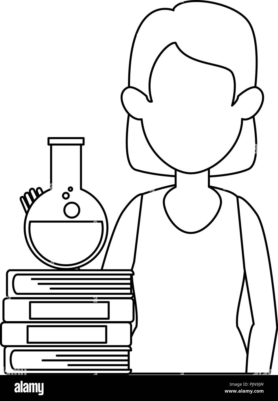 Book character class Black and White Stock Photos & Images - Alamy