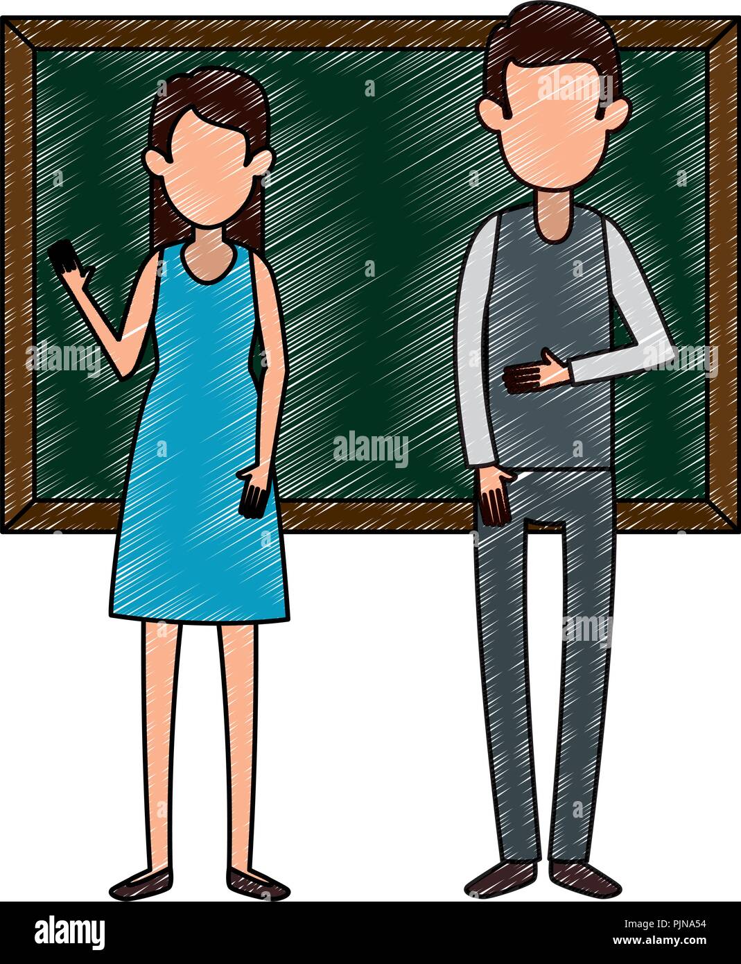 Academic teachers Stock Vector Images - Alamy