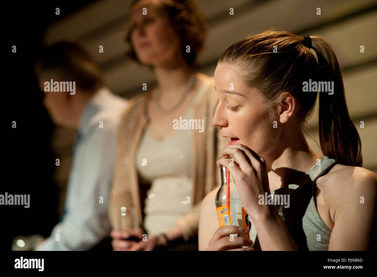 Theatre company De Dijlezonen playing Het Kouwe Kind from Marius von ...