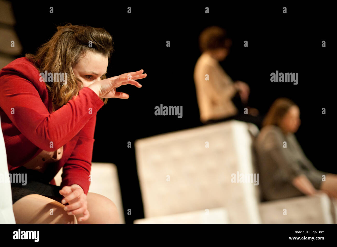 Theatre company De Dijlezonen playing Het Kouwe Kind from Marius von ...