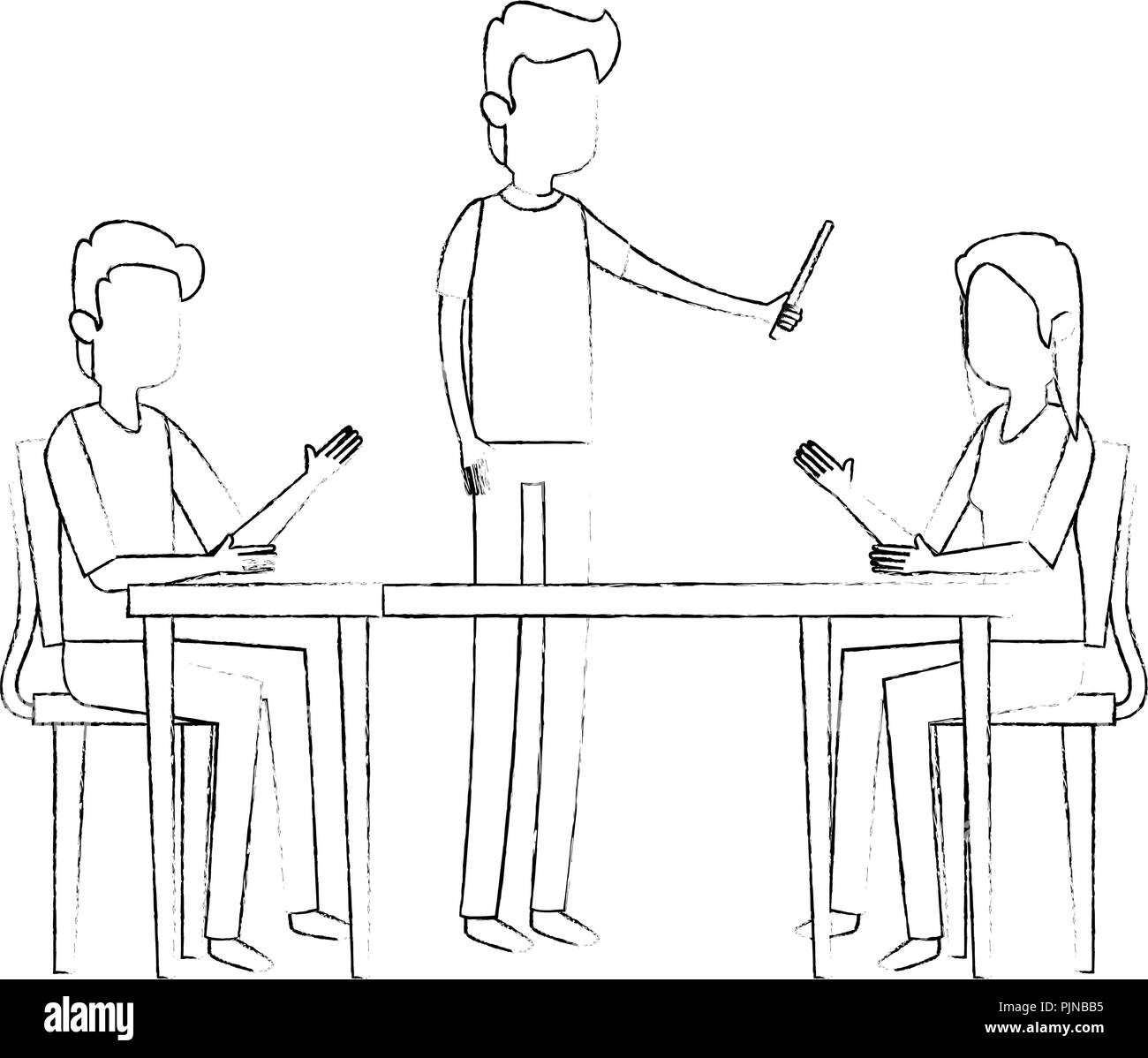 Work students college Stock Vector Images - Alamy