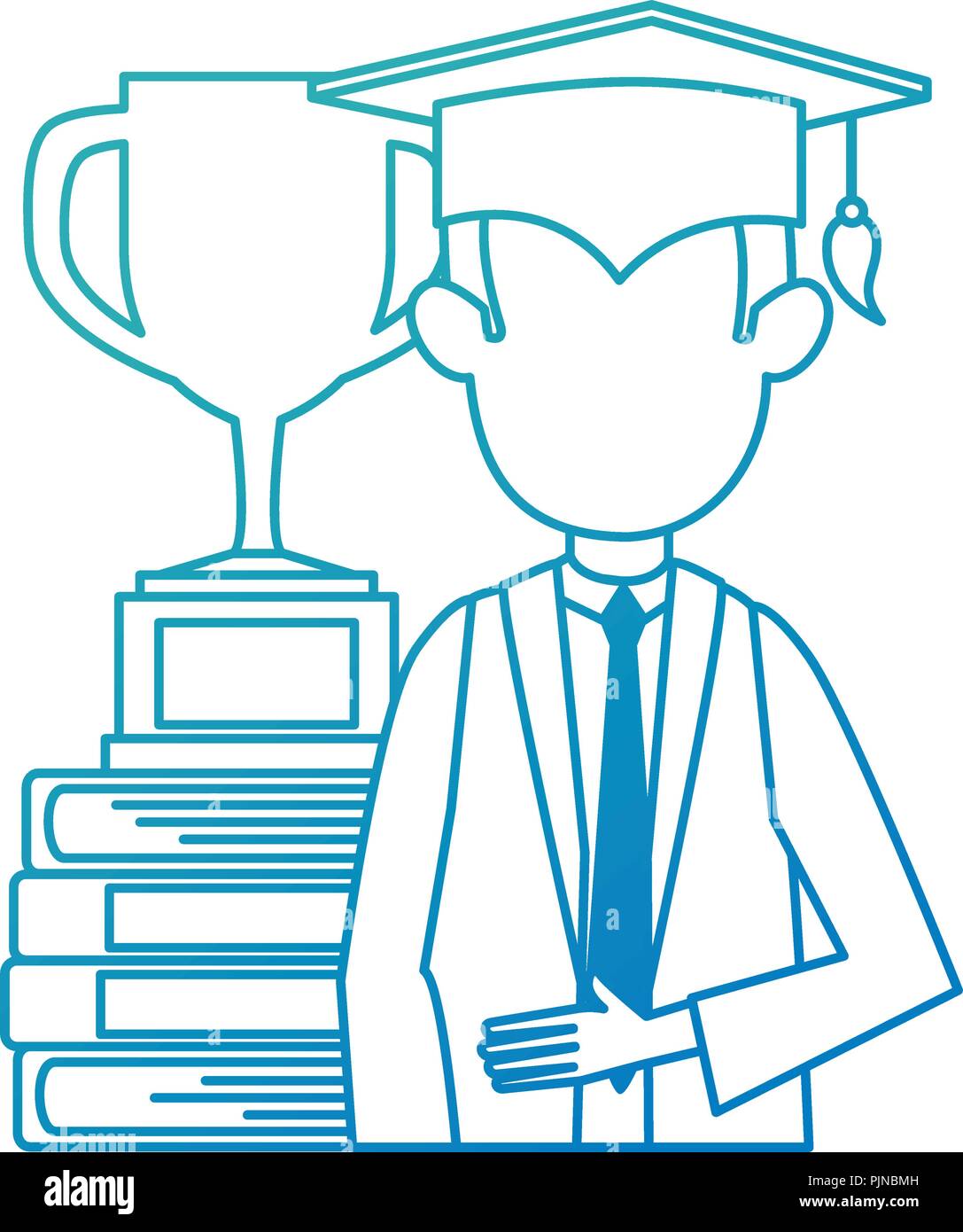 Student graduation cap trophy hi-res stock photography and images - Alamy