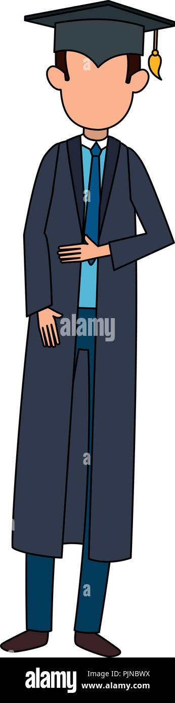 Boy avatar graduation university hi-res stock photography and images ...