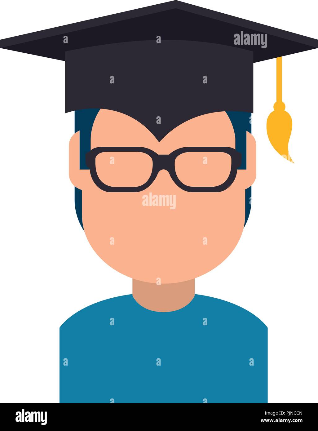 student graduated avatar character Stock Vector Image & Art - Alamy