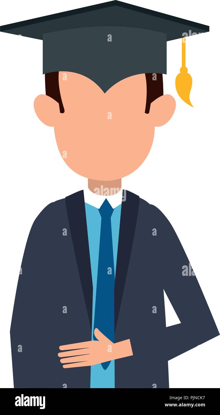 student graduated avatar character Stock Vector Image & Art - Alamy