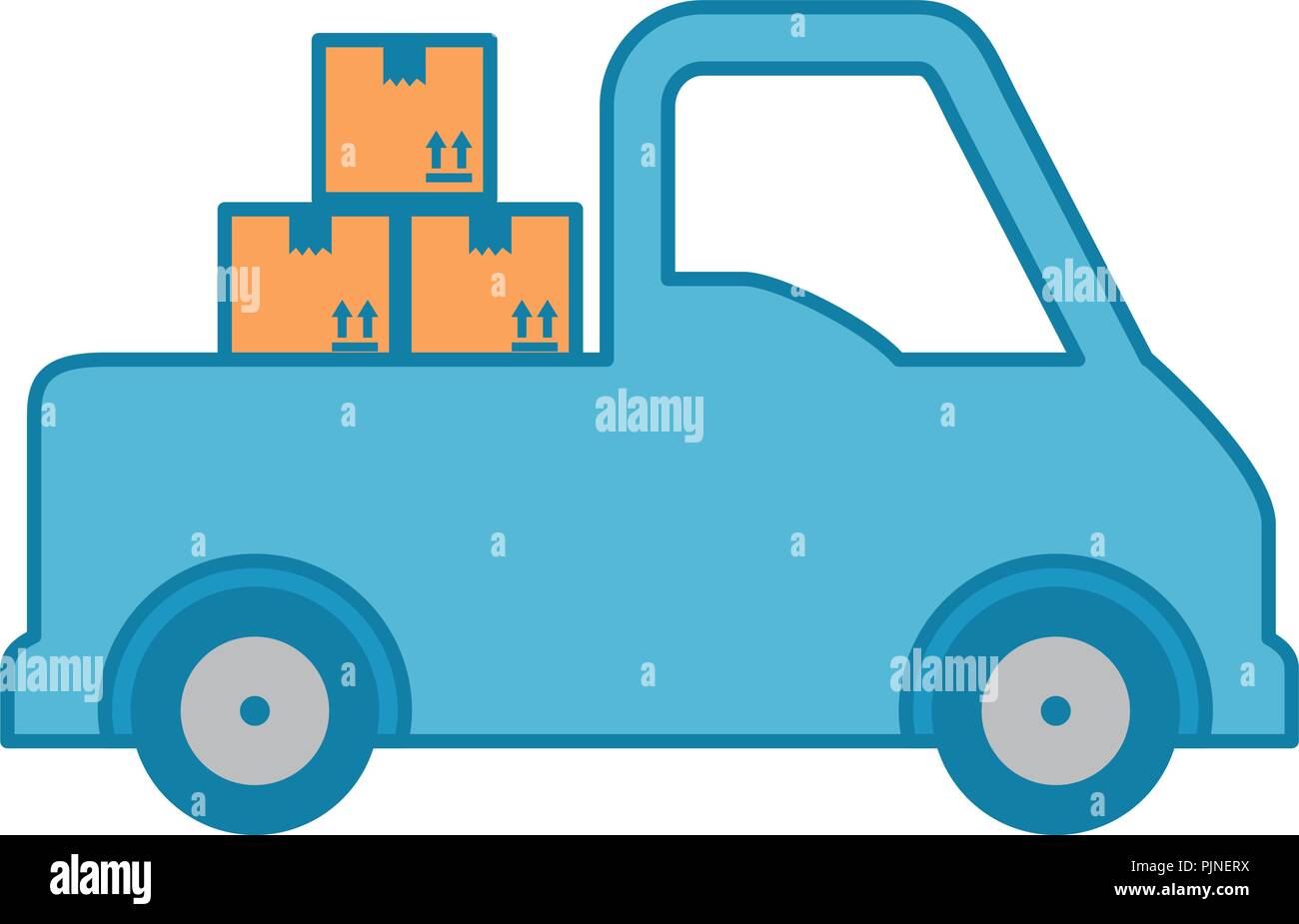 Open freight car Stock Vector Images - Alamy