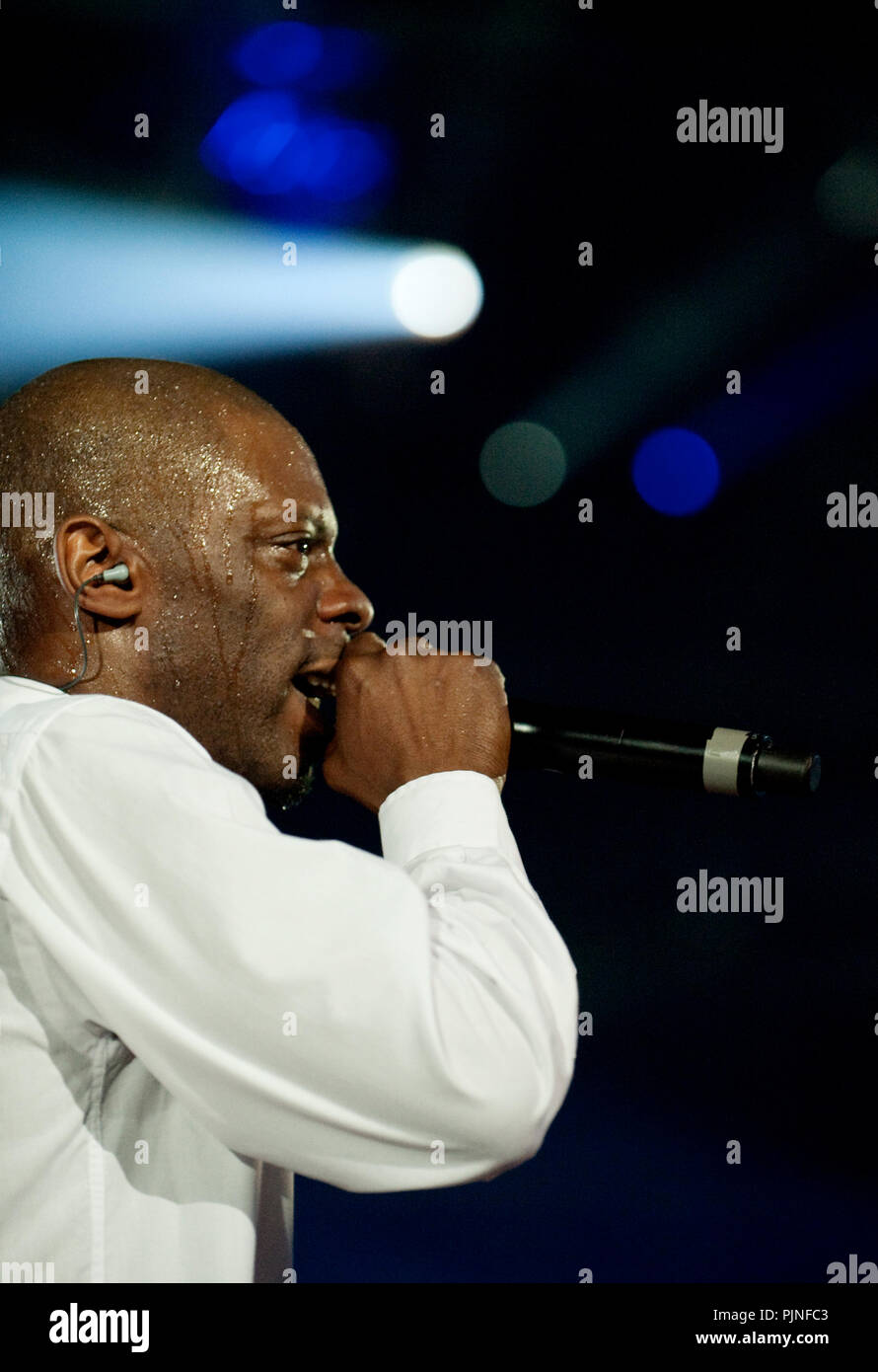 Ice MC performing at the I Love the 90's party in Hasselt (Belgium, 12 ...