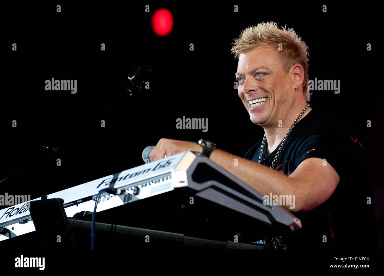 Pat Krimson performing at the I Love the 90's party in Hasselt (Belgium ...