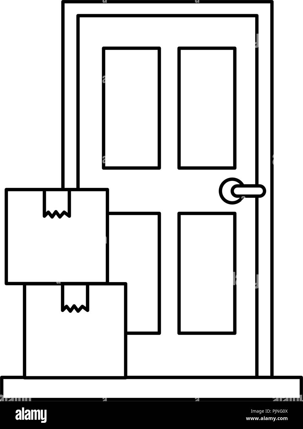 Flat pack house Black and White Stock Photos & Images - Alamy
