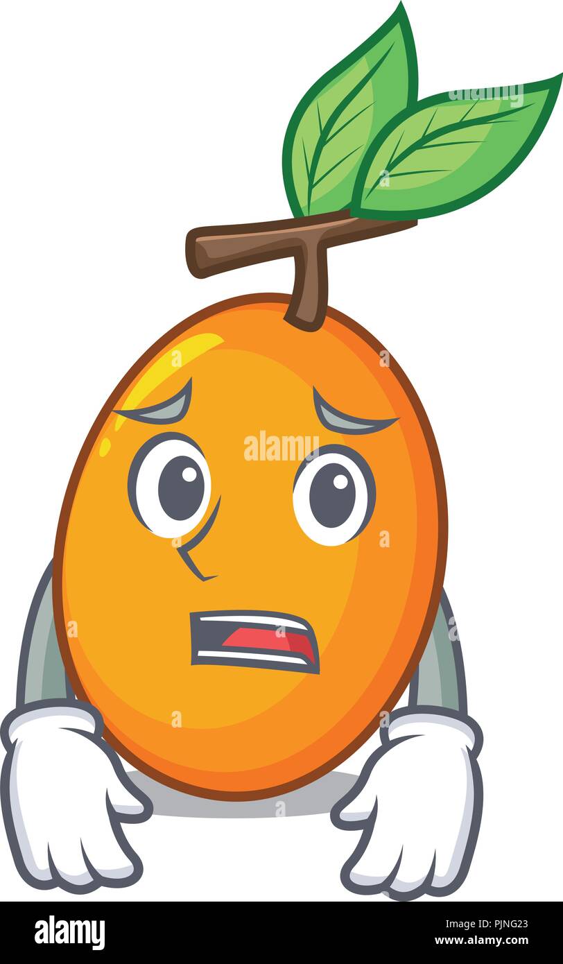 Afraid ripe yellow plums on the tree cartoon Stock Vector Image & Art ...