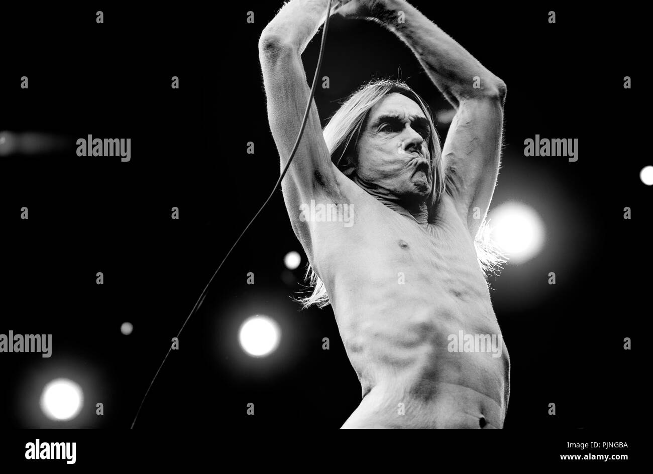 Iggy pop band Black and White Stock Photos & Images - Alamy
