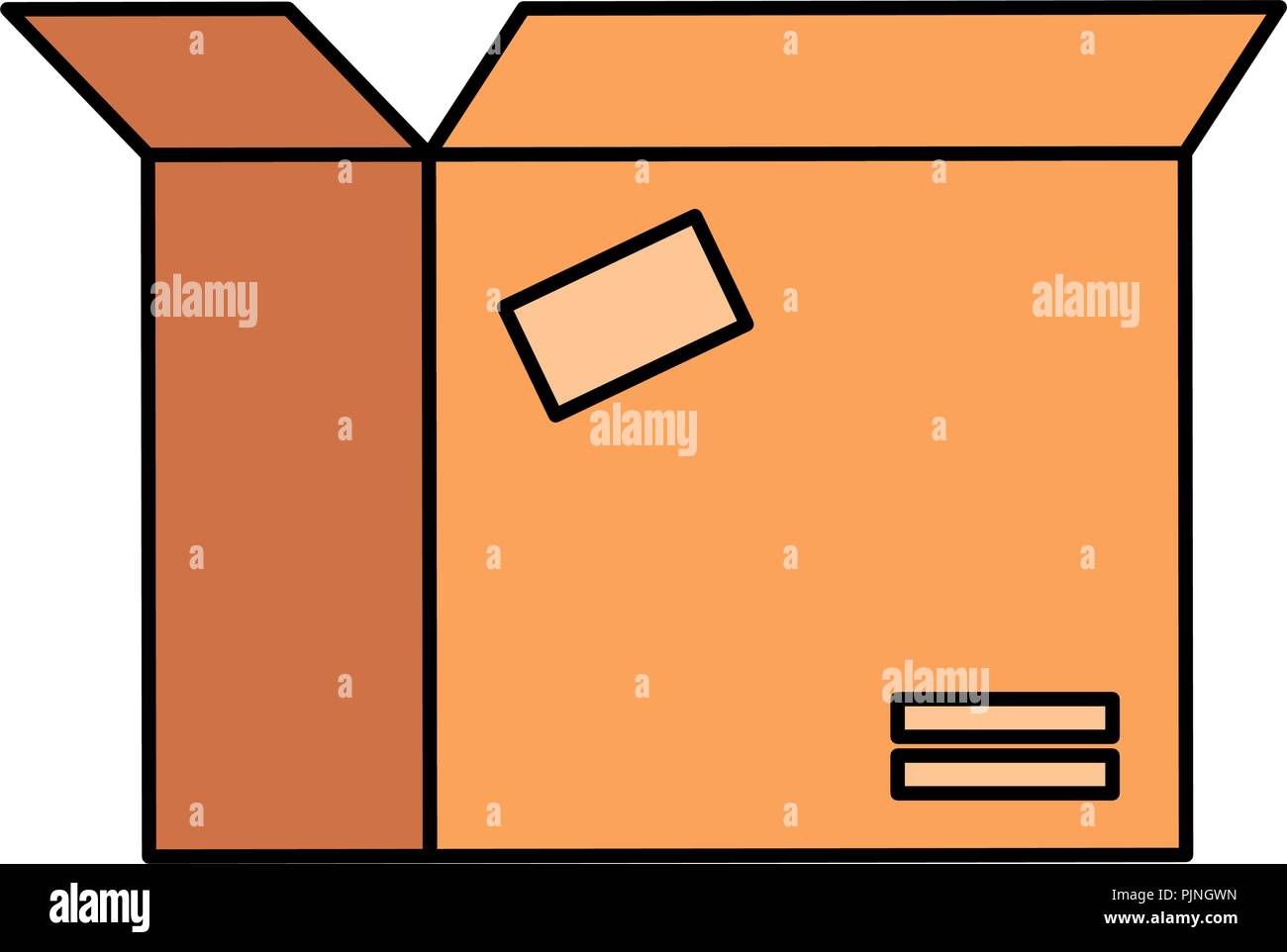 packing box carton icon Stock Vector Image & Art - Alamy