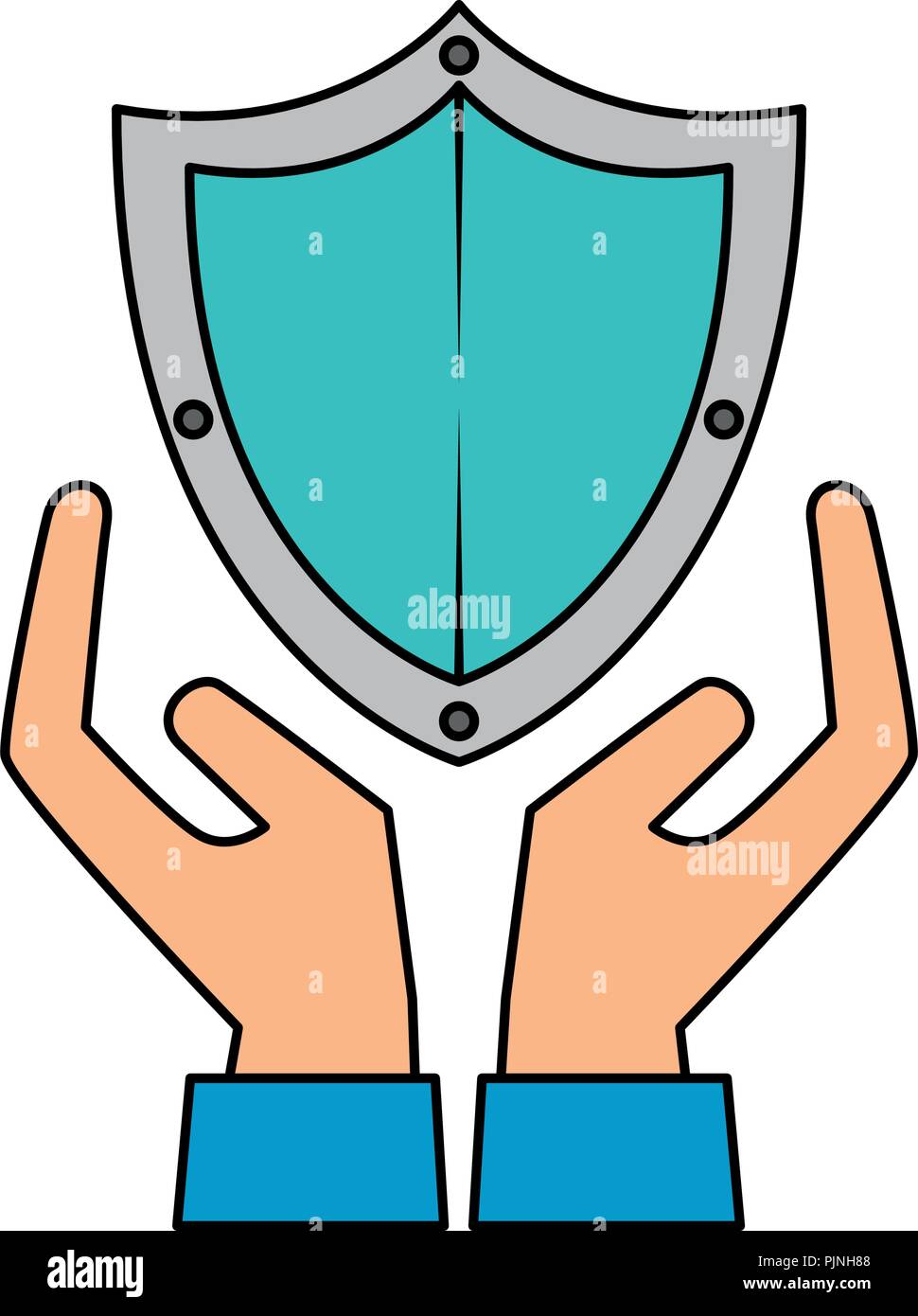 The hands that resist him Stock Vector Images - Alamy