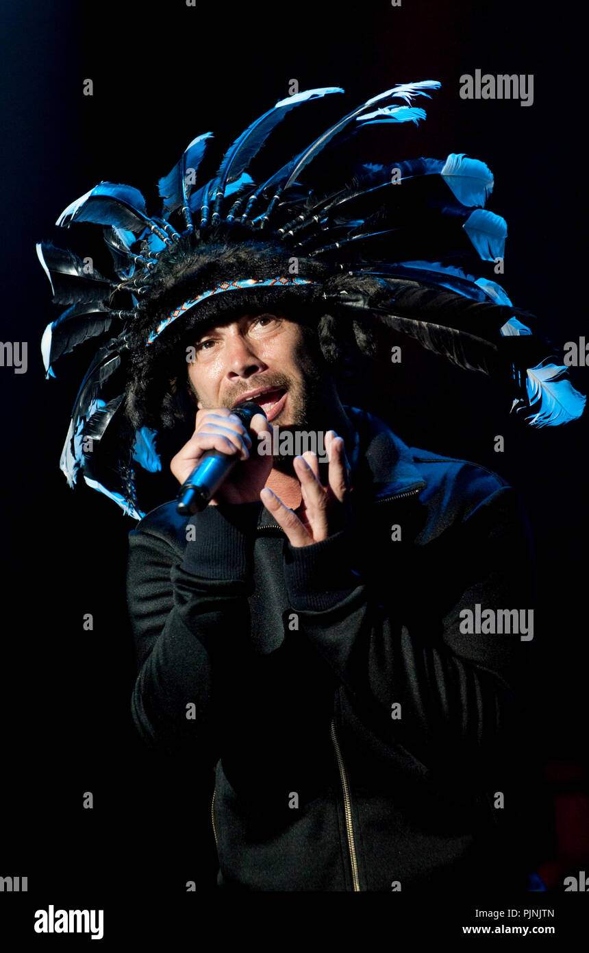 British jazz funk and acid jazz band Jamiroquai at the Suikerrock ...