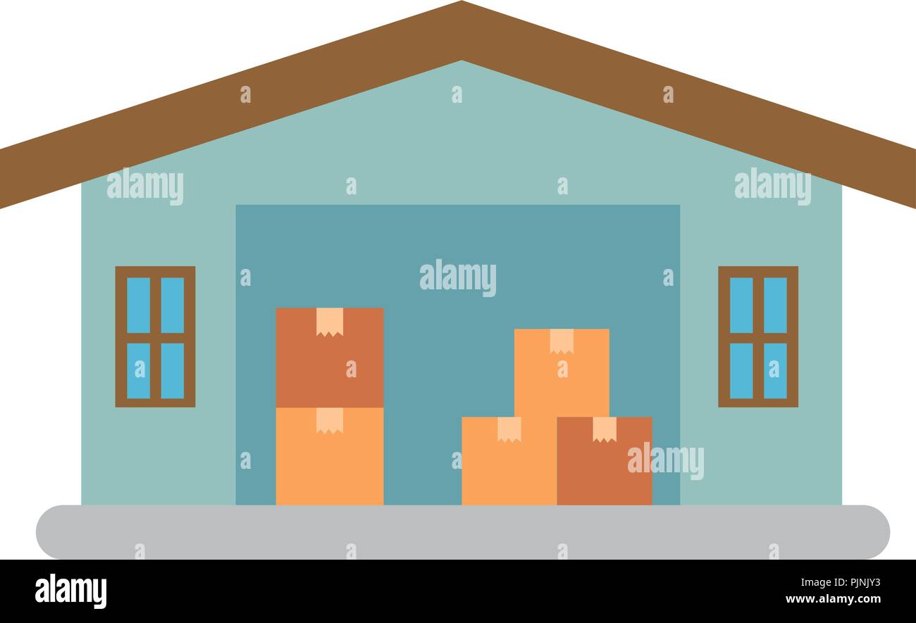 warehouse building isolated icon Stock Vector Image & Art - Alamy