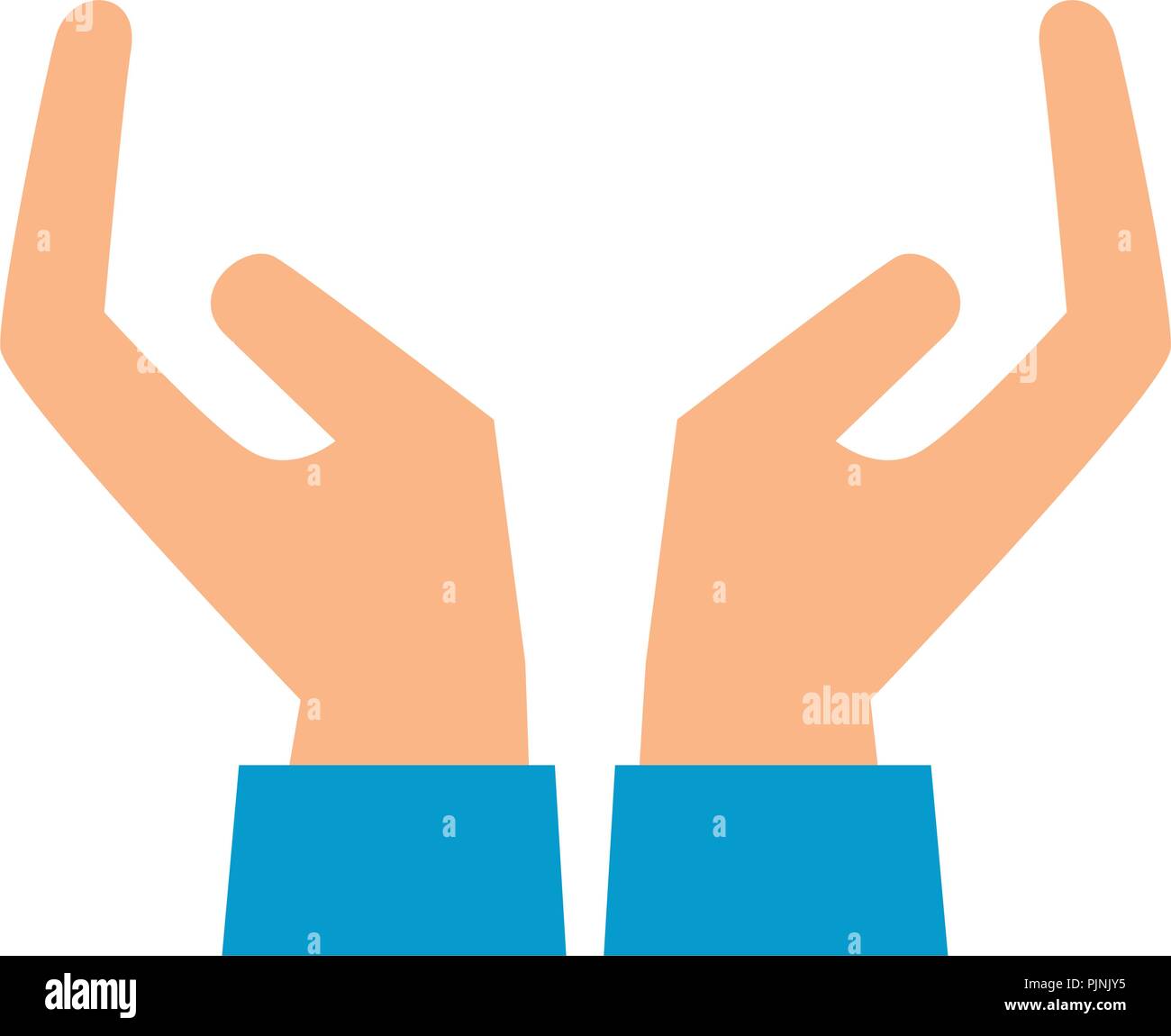 hands human protection icon Stock Vector Image & Art - Alamy