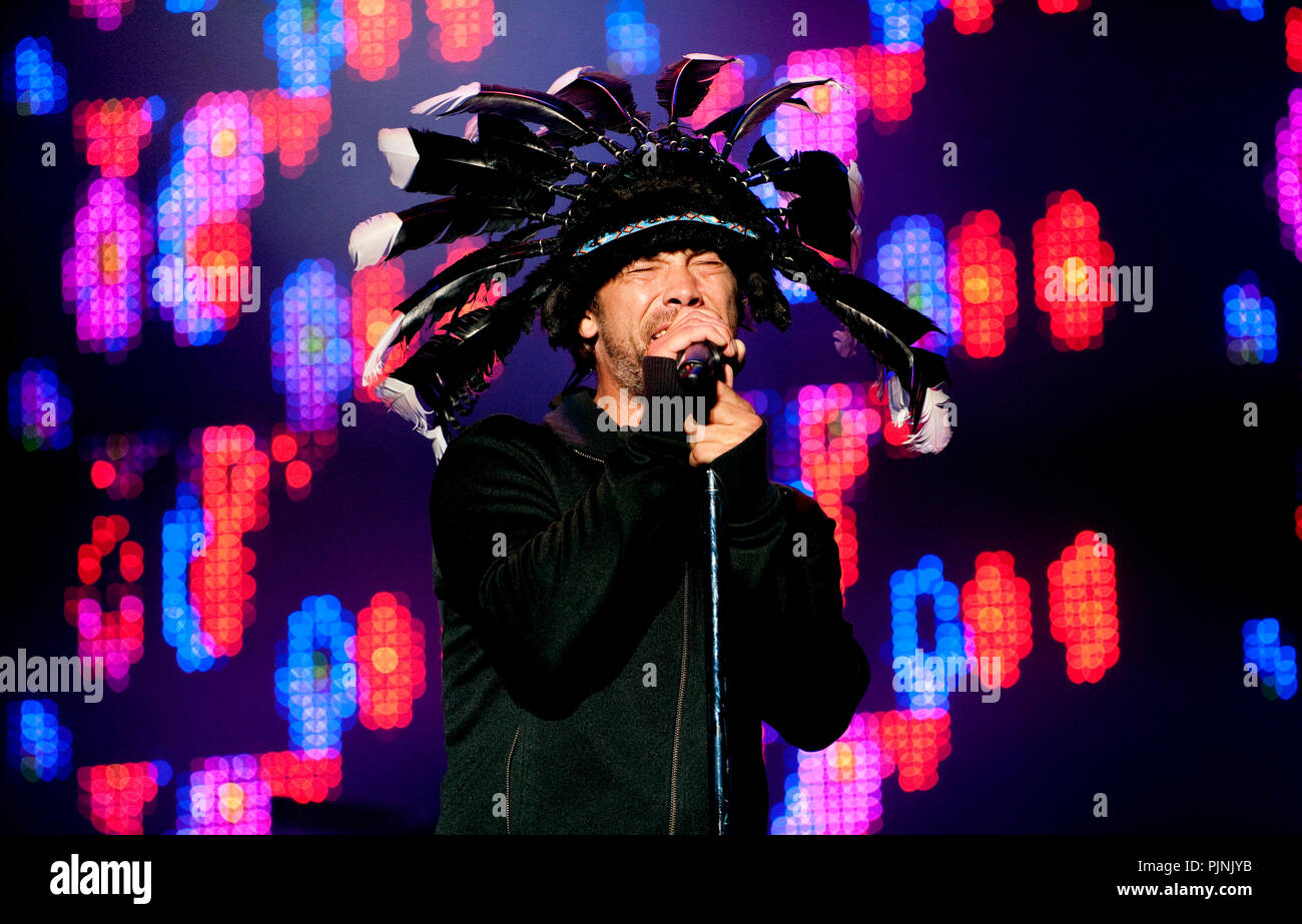 British jazz funk and acid jazz band Jamiroquai at the Suikerrock ...